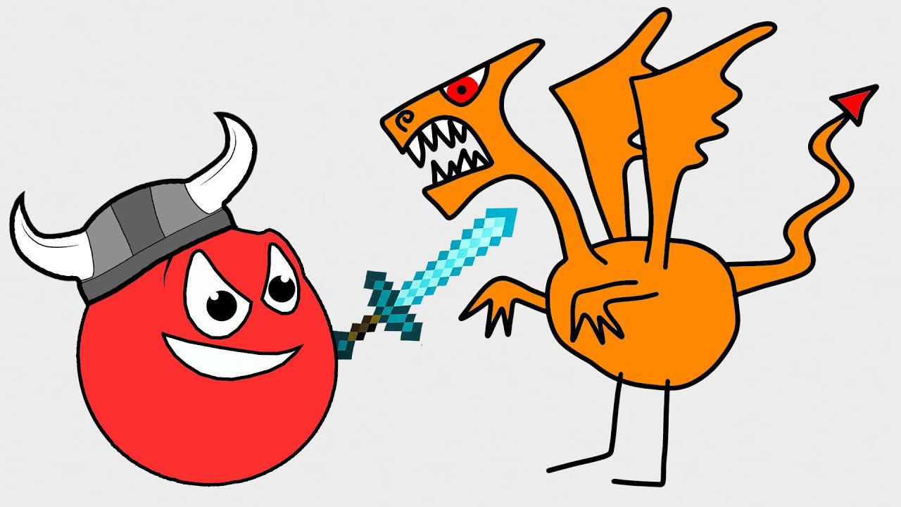 Несносный КРАСНЫЙ ШАР в стране СТИКМЕНОВ #15. Мультик ИГРА Draw a Stickman EPIC на канале Игрули TV