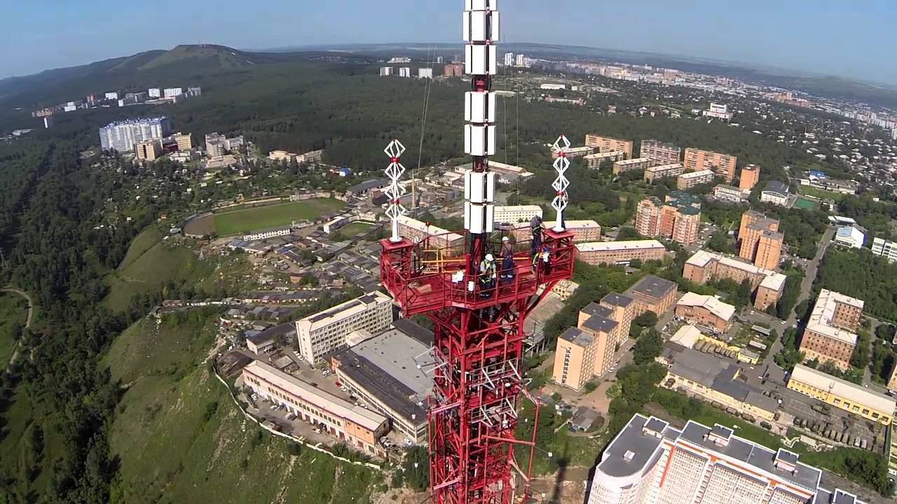 Красноярская телебашня: с высоты птичьего полета
