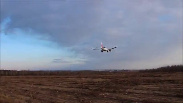 Vim Avia Boeing 777-200 заход в Игнатьево ВПП36 (Благовещенск/UHBB)