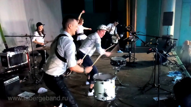 Drum show by Faberge band-(кавер группа Санкт-Петербург)