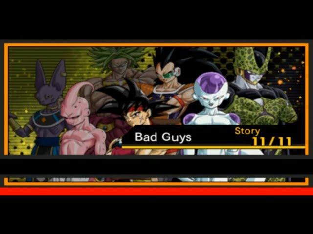 Dragon Ball Z: Extreme Butōden (Nintendo 3DS) Bad Guys Story