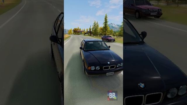 БМВ против Мерседеса. BeamNGDrive  #beamng #beamngdrive #crash