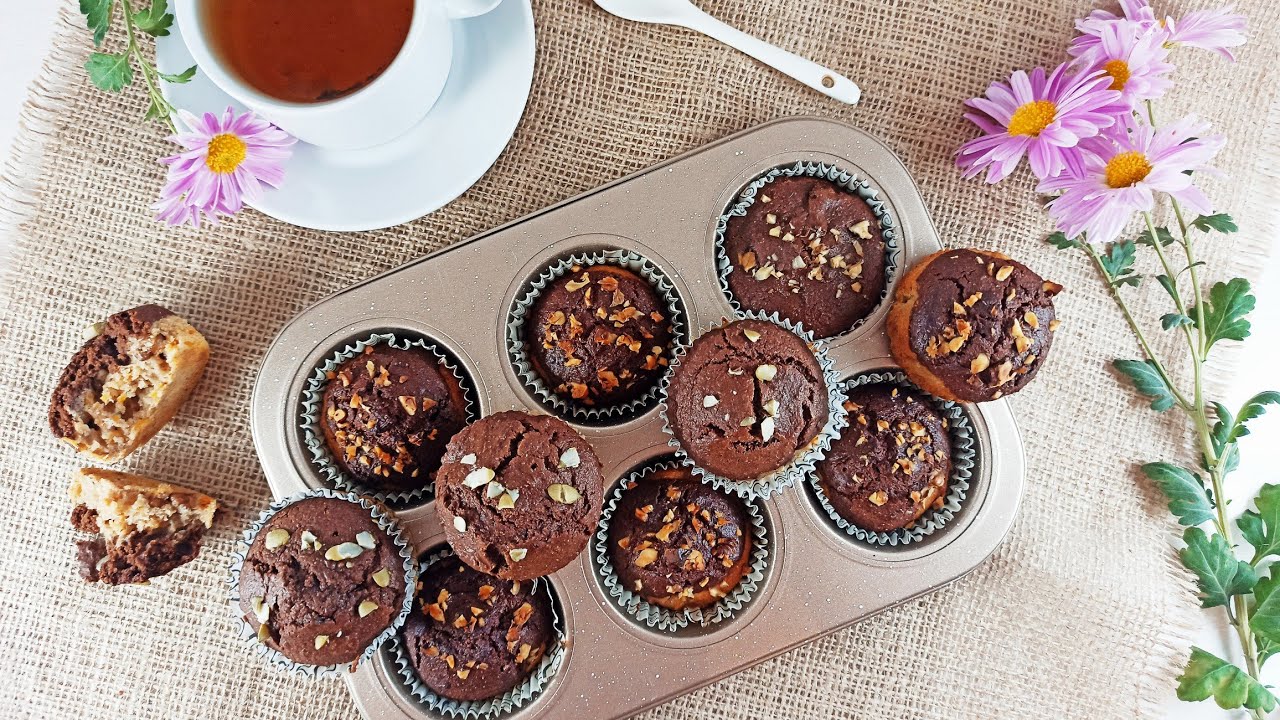 Шоколадно-тыквенные маффины I Вкусная и полезная осенняя выпечка!