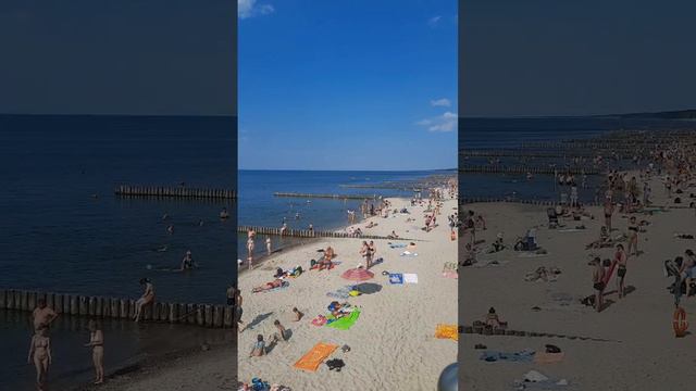 Пляж в Зеленоградске