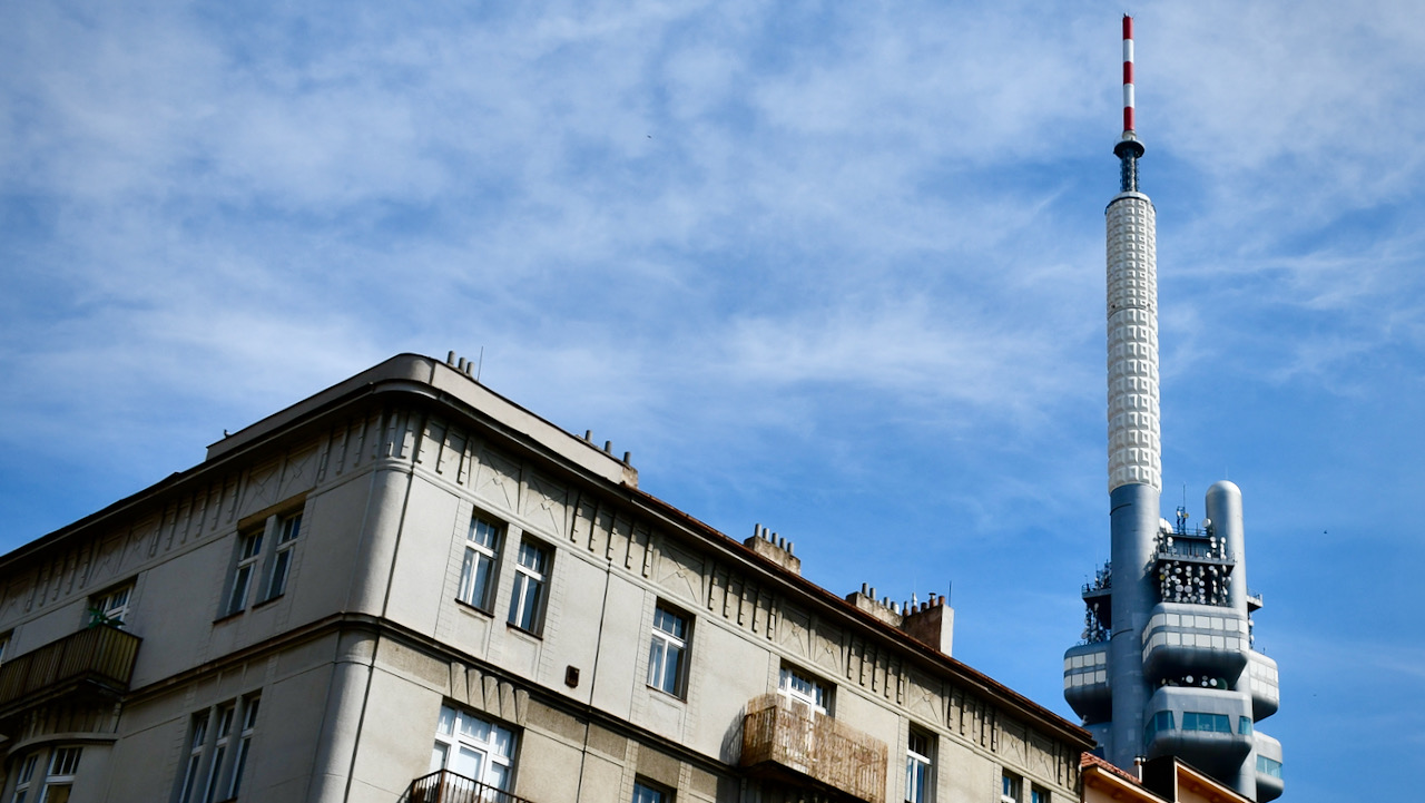 Ещё один вид на красавицу Прагу - с Жижковской телебашни