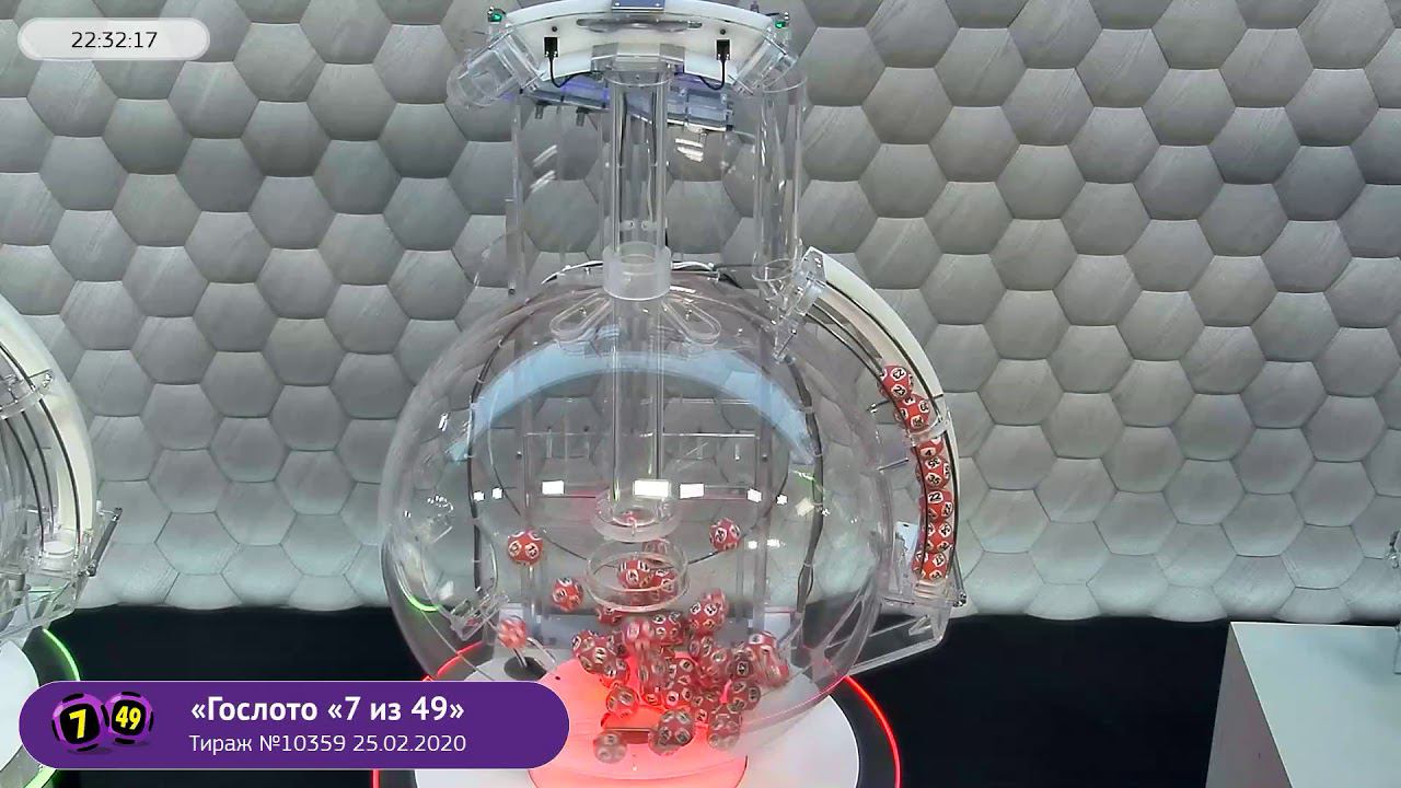 Столото представляет | Лотерея «Гослото «7 из 49». Тираж № 10359 от 25.02.2020 г.