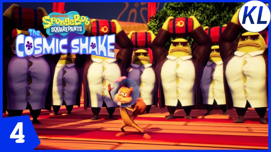 БОСС СЭНДИ. SpongeBob SquarePants: The Cosmic Shake #4 ПРОХОЖДЕНИЕ