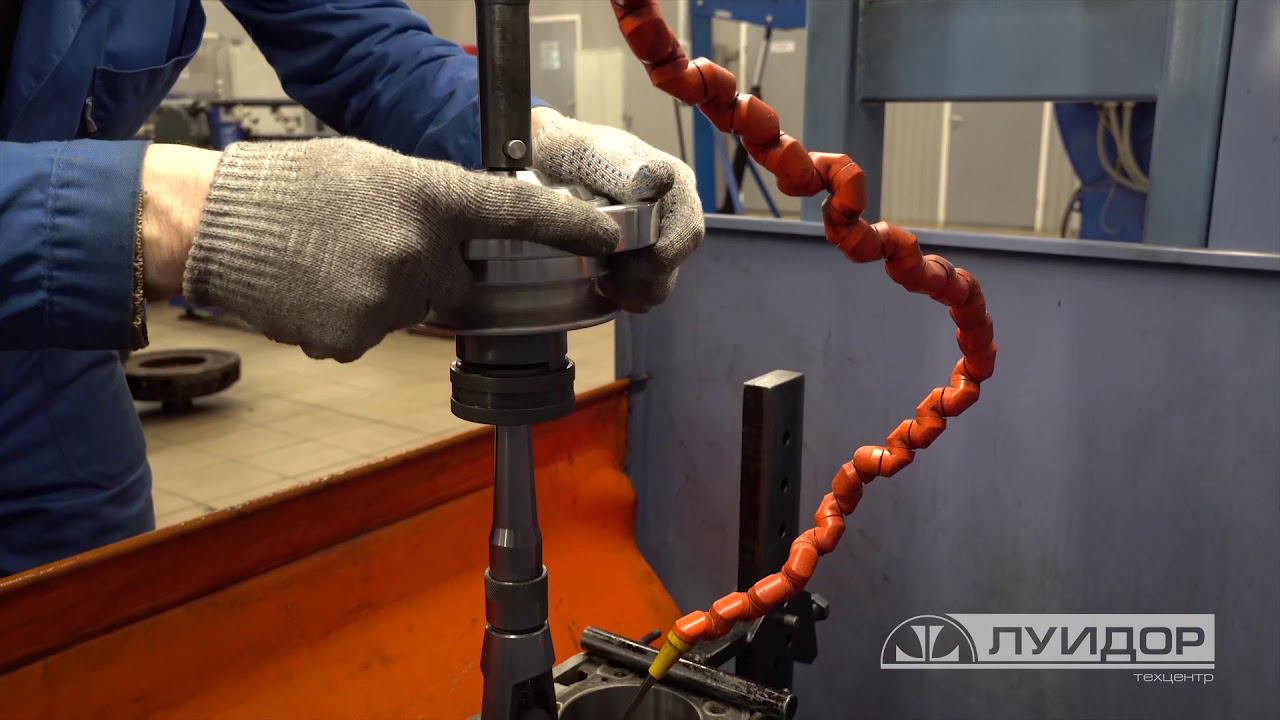 Хонинговка блока цилиндров ДВС в Моторном Центре Луидор