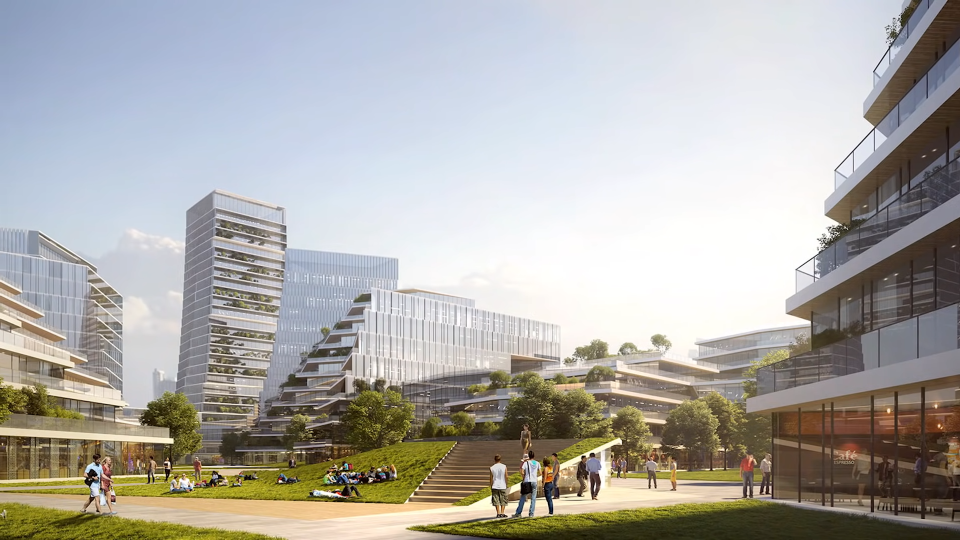 Китай строит самый футуристический город в мире