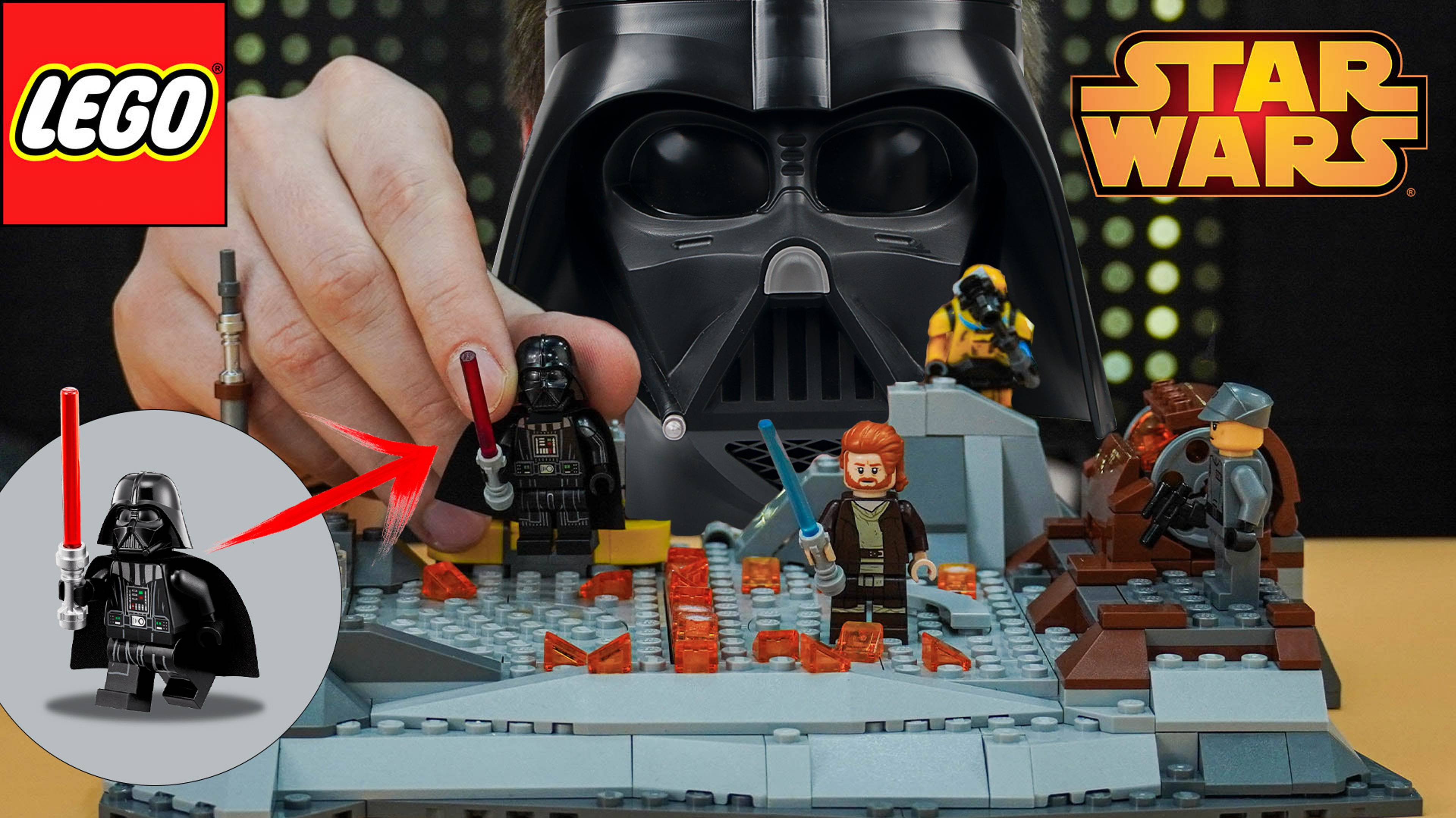 Обзор LEGO STAR WARS 75334 Obi-Wan Kenobi vs Darth Vader | Оби-Ван Кеноби против Дарта Вейдера