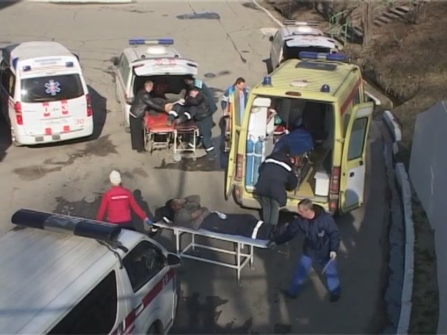 Пожар в ДВФУ.