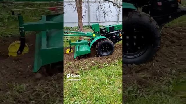 машина-зверь! испытание мотоблока! #the machine is a beast! testing of the tillerblock #villagelife