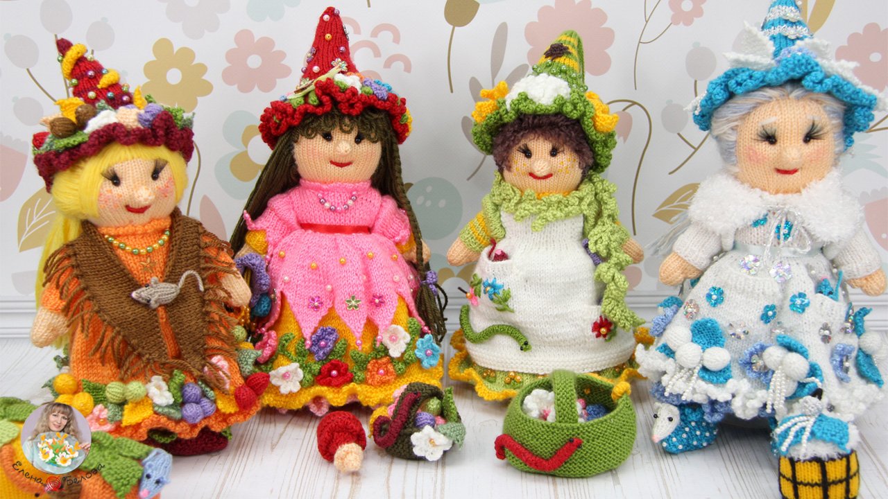 ?Ведьмочки?Времена года❄ (спицами)?