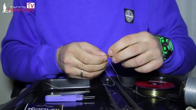 Оснастка In-line на плетеной леске с отводом (Feeder Fishing TV) фидерна оснастк.mp4