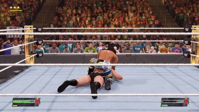 WWE2K22 Walter (c) vs Mustafa Ali Матч за Интерконтинентальное чемпионство WWE