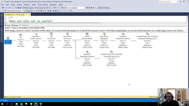 14 SQL Server Performance Tasting Menu Useful vs Useless Bitmaps