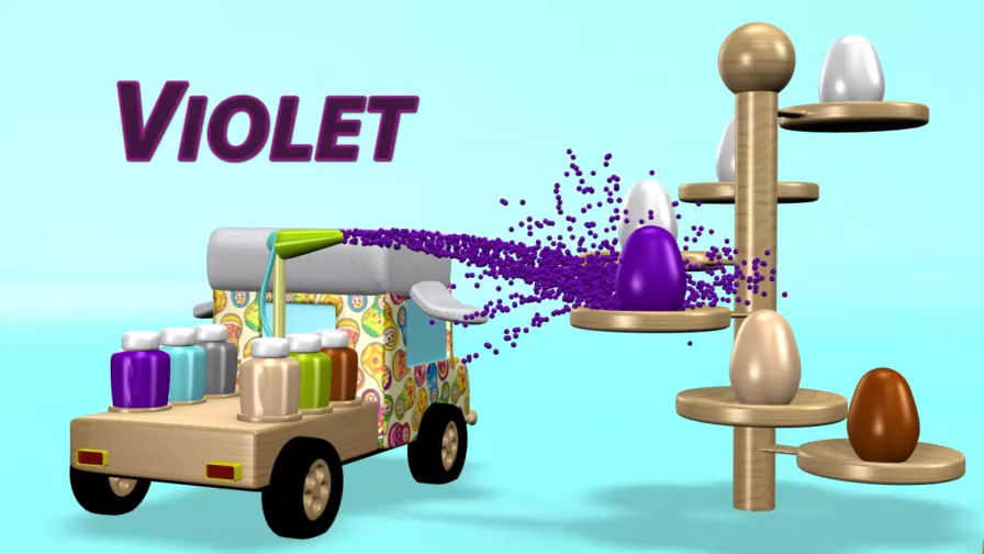 Крошки-Матрешки. Английский для малышей (Серия 1). Учим цвета с грузовичком/ Learn Colors