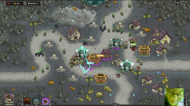Kingdom Rush Frontiers (Ветеран) → Костеград - Железное Испытание