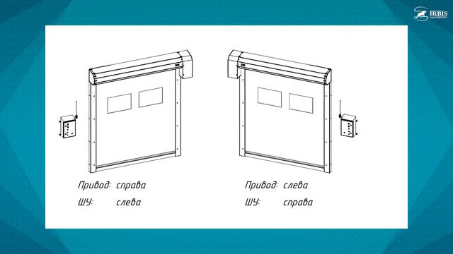 Скоростные рулонные ворота СРВ. Завод Ирбис