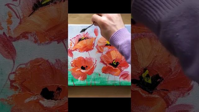 Как Нарисовать Цветы Легко и Быстро! Рисование и Живопись для Начинающих