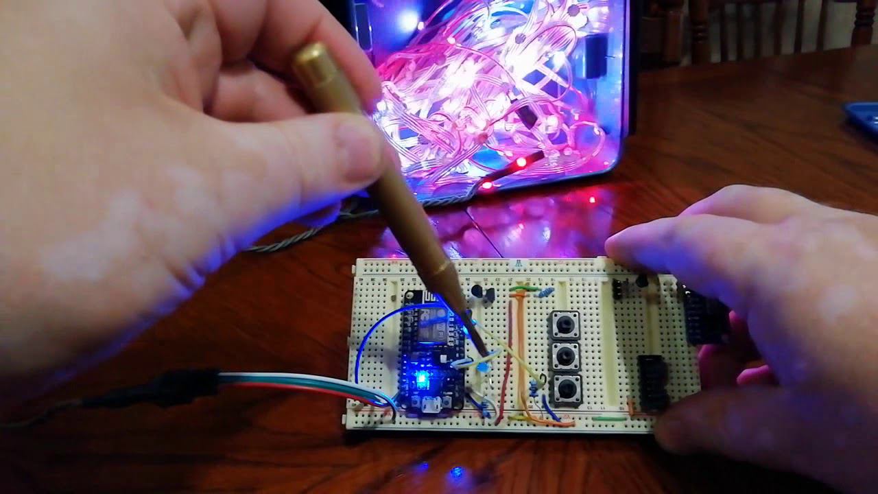 Гирлянда и цветомузыка на елку. Версия 4