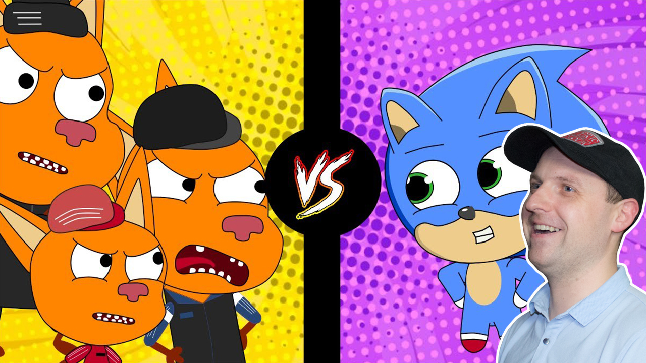 Три Гопа против Соника Реакция | Реакция