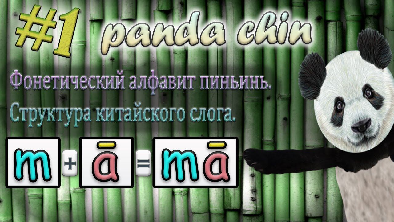 Урок 1. Фонетический алфавит пиньинь в китайском языке. Структура китайского слога.
