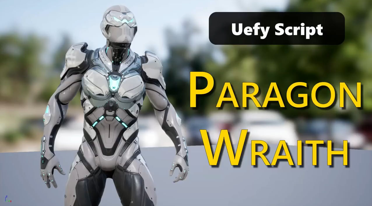 AAA character rigged for animation in Unreal Engine 4 with Blender 2.8 and Uefy Script.mp4