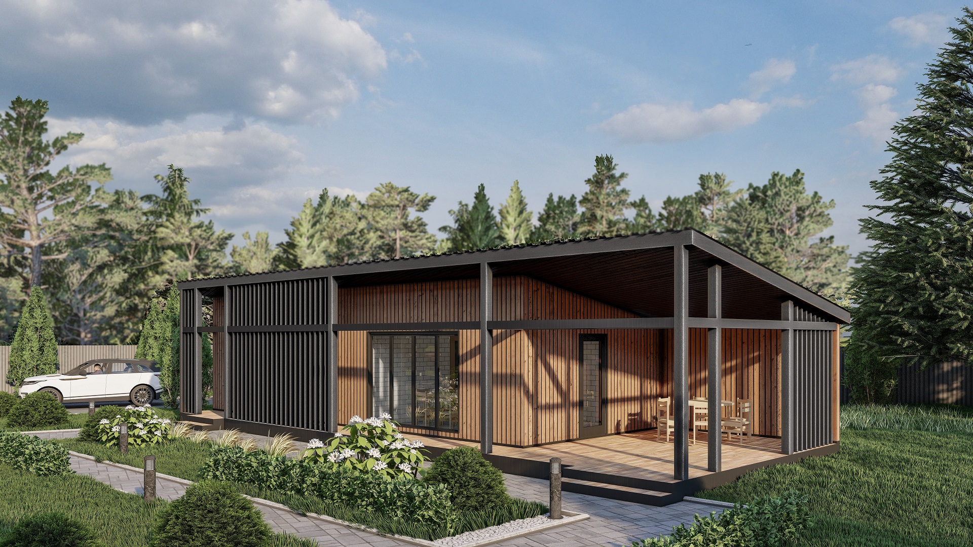 Проект сауны "СПА Экоозеро".