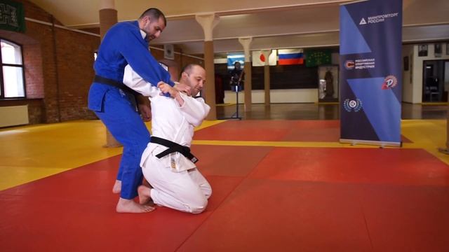 Дзюдо. Техника броска через спину. Мастер-класс ЗМС Алима Гаданова