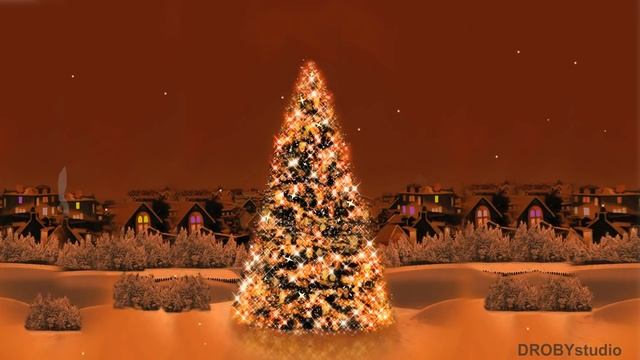 Красивая музыкальная видео открытка.С Новым годом и Рождеством! Merry christmas .