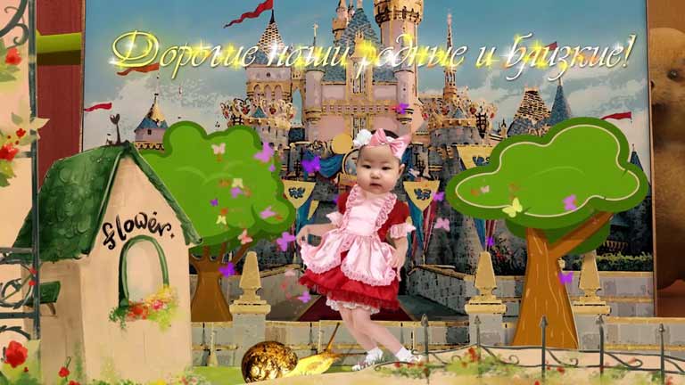 ПРИГЛАШЕНИЕ НА ДЕНЬ РОЖДЕНИЯ "СКАЗКА ДЮЙМОВОЧКА"  • 047 • https://videopriglashenie.com