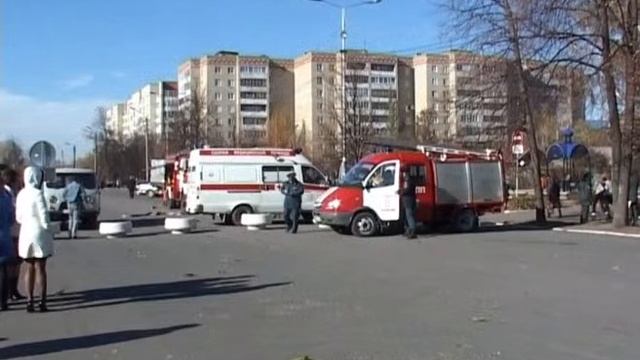 Учения пожарных расчетов. Октябрь 2010 год.