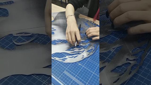 Часть 2. Перенос трафарета