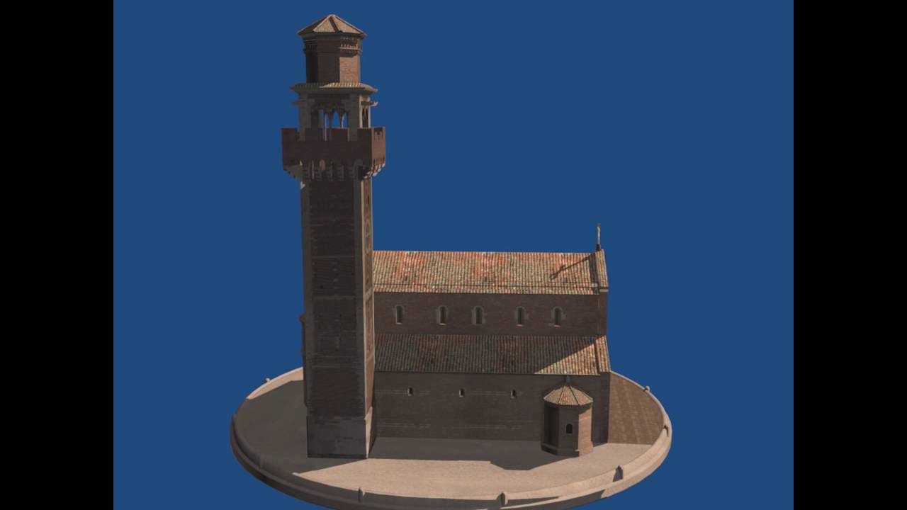 Создание 3D модели Санта-Феличе и Фортунато, Венеция, для мобильного приложения MuByz