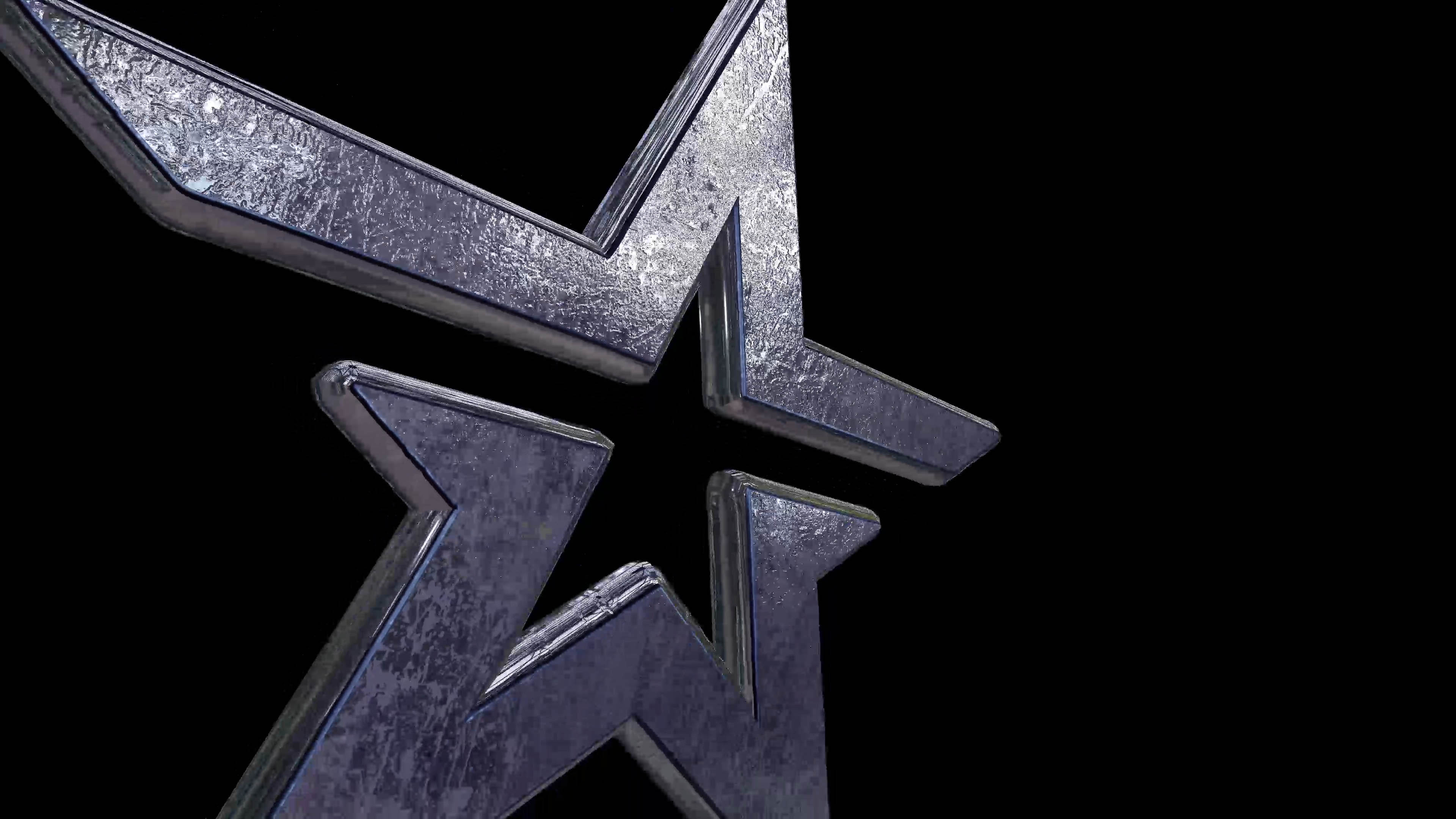 Металлический знак российской армии в 3D. Футаж в 4K с альфа-каналом.