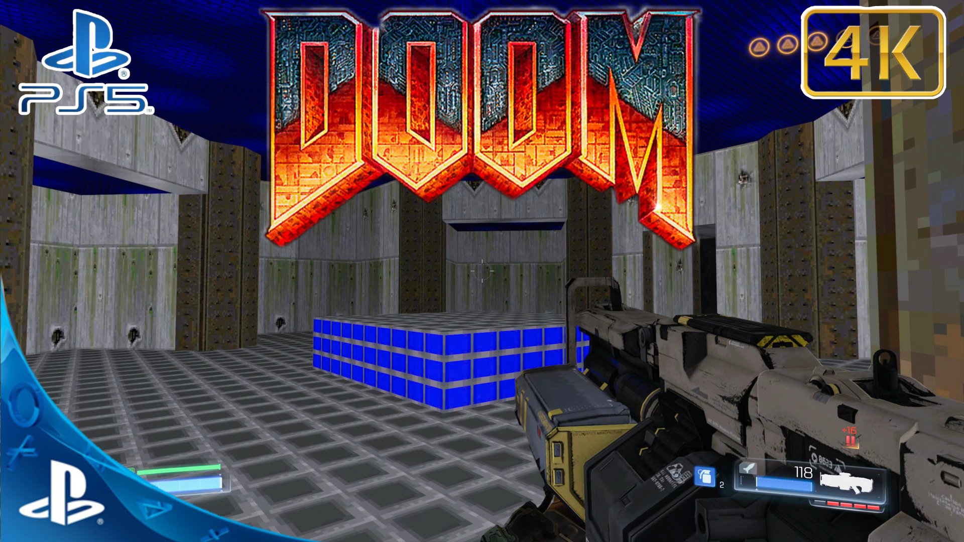 DOOM(2016).Пасхалка(Секрет) на DOOM(1993).Аргент-Башня.4K.Sony PlayStation 5.PS5.🎮