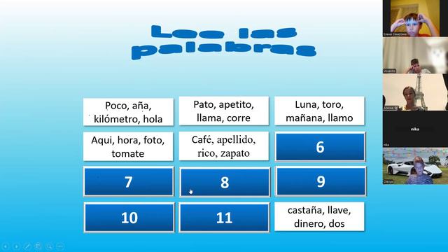 12.09 U0L2 Chicos Chicas, испанский язык