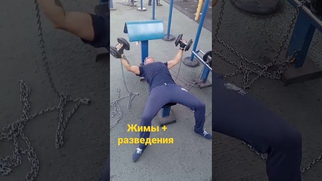 Жимы + разведения гантелей лёжа.mp4