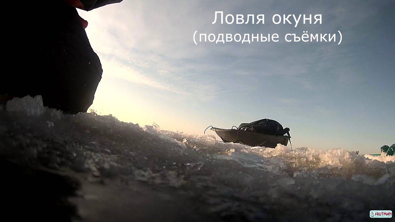 Ловля окуня зимой, подводные съёмки, sj5000 plus