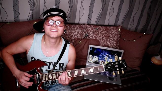 Asking Alexandria – a prophecy (cover version)  recorded by Nikolay Martynov Gibson SG standard 2019