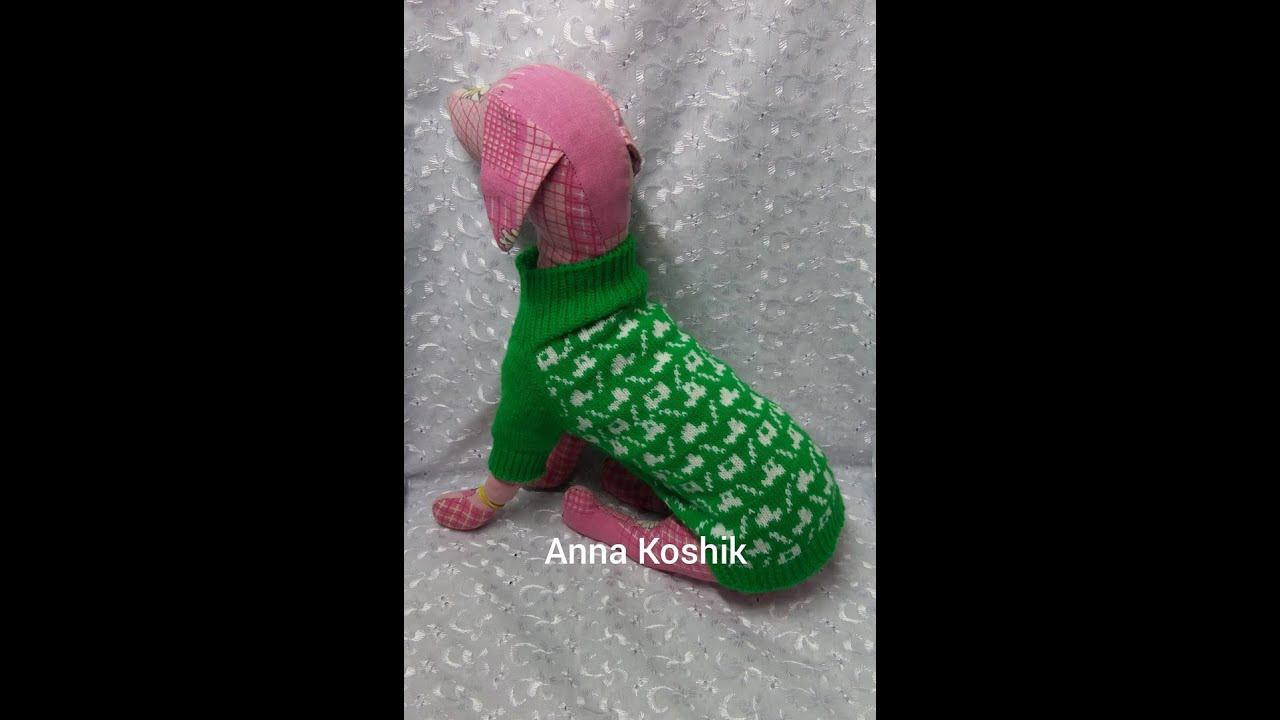 Анонс Свитерок для собачки или кошечки МК № 4