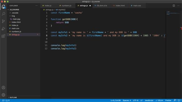 010 Строки часть 1