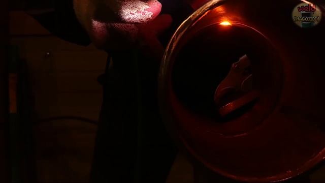 Skill that makes penetration welding easier using pulse . TIG welding open root