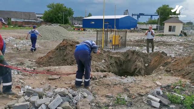 Монтаж протяженных анодов в скважину ГНБ (Химсервис)