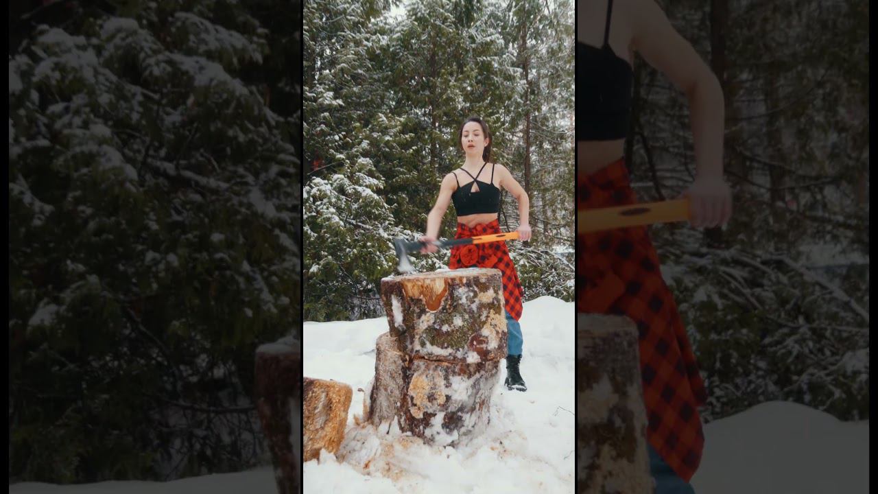 Как ПРАВИЛЬНО рубить дрова колуном Вихрь