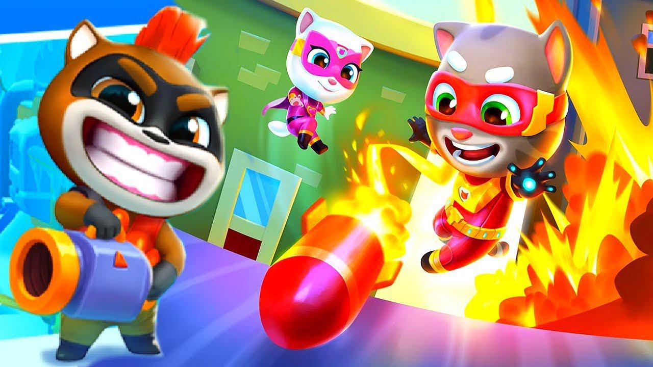 Говорящий Том Погоня Героев ОБНОВЛЕНИЕ Talking Tom Hero Dash - смотреть ...