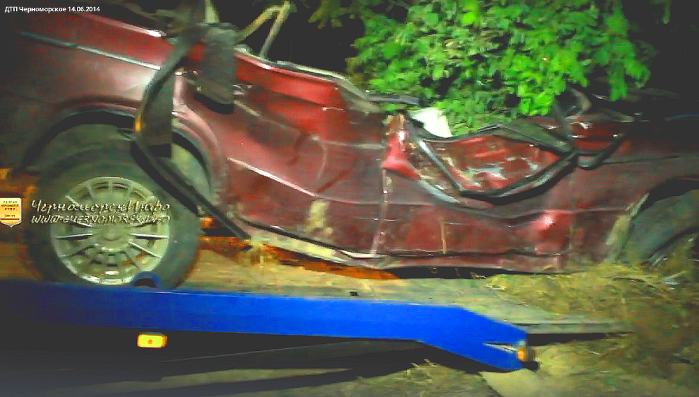 Жёсткое ДТП Черноморское 14.06.2014 есть погибшие