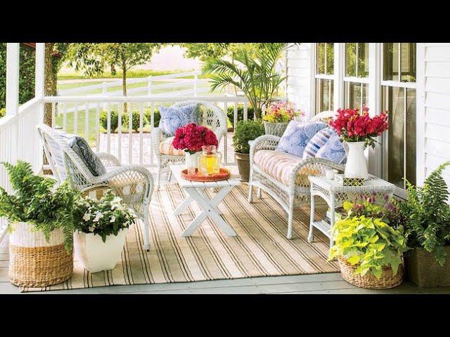 Терраса в цветах  63 красивых примера