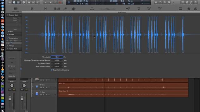 Logic Pro X - Video Tutorial 15 - Strip Silence
